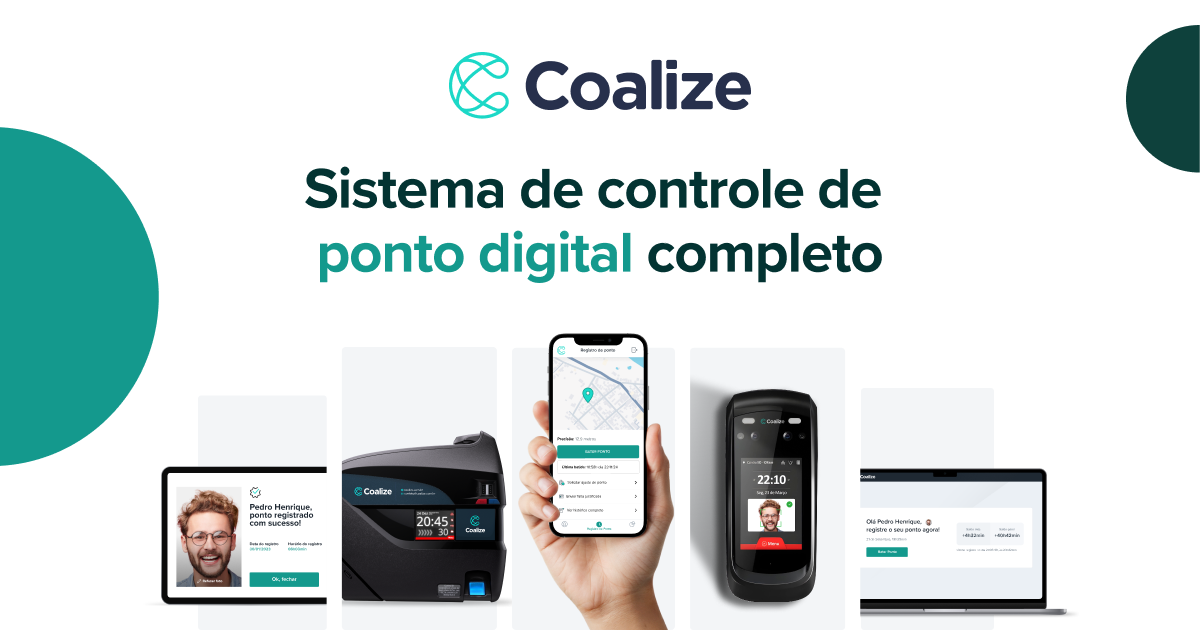 Relógio e Sistema de Controle de Ponto Digital | Coalize