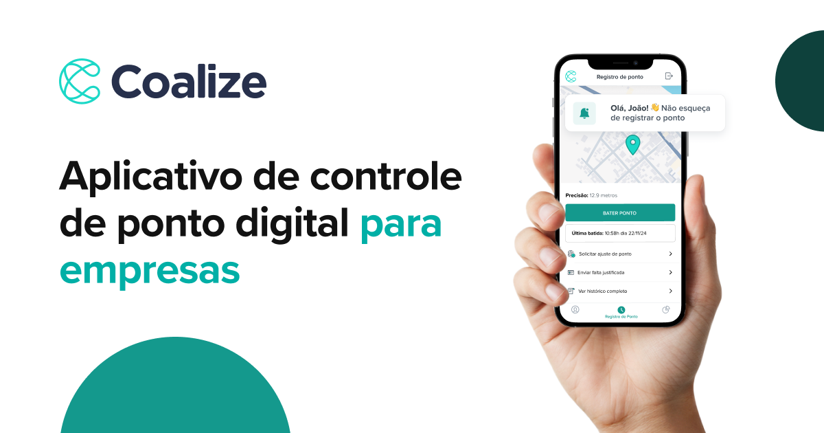 Aplicativo de Ponto Digital de Colaboradores | Coalize